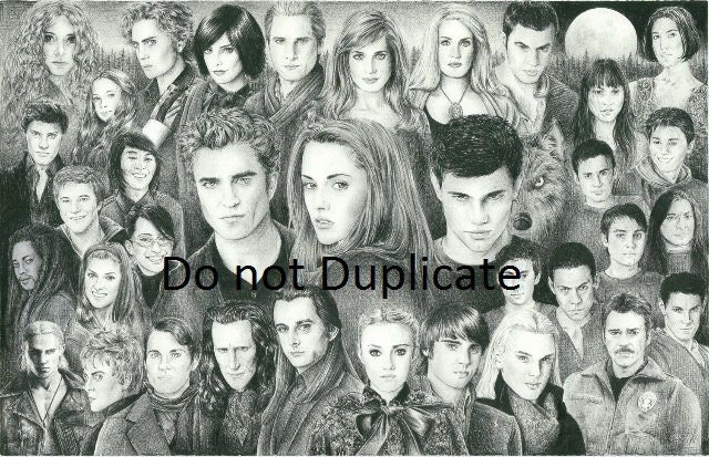 Drawings Of Twilight Characters