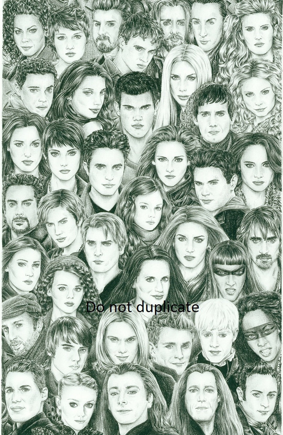 Ultimate Breaking Dawn Part 2 Montage 11 X 17 Colored Pencil Drawing ...