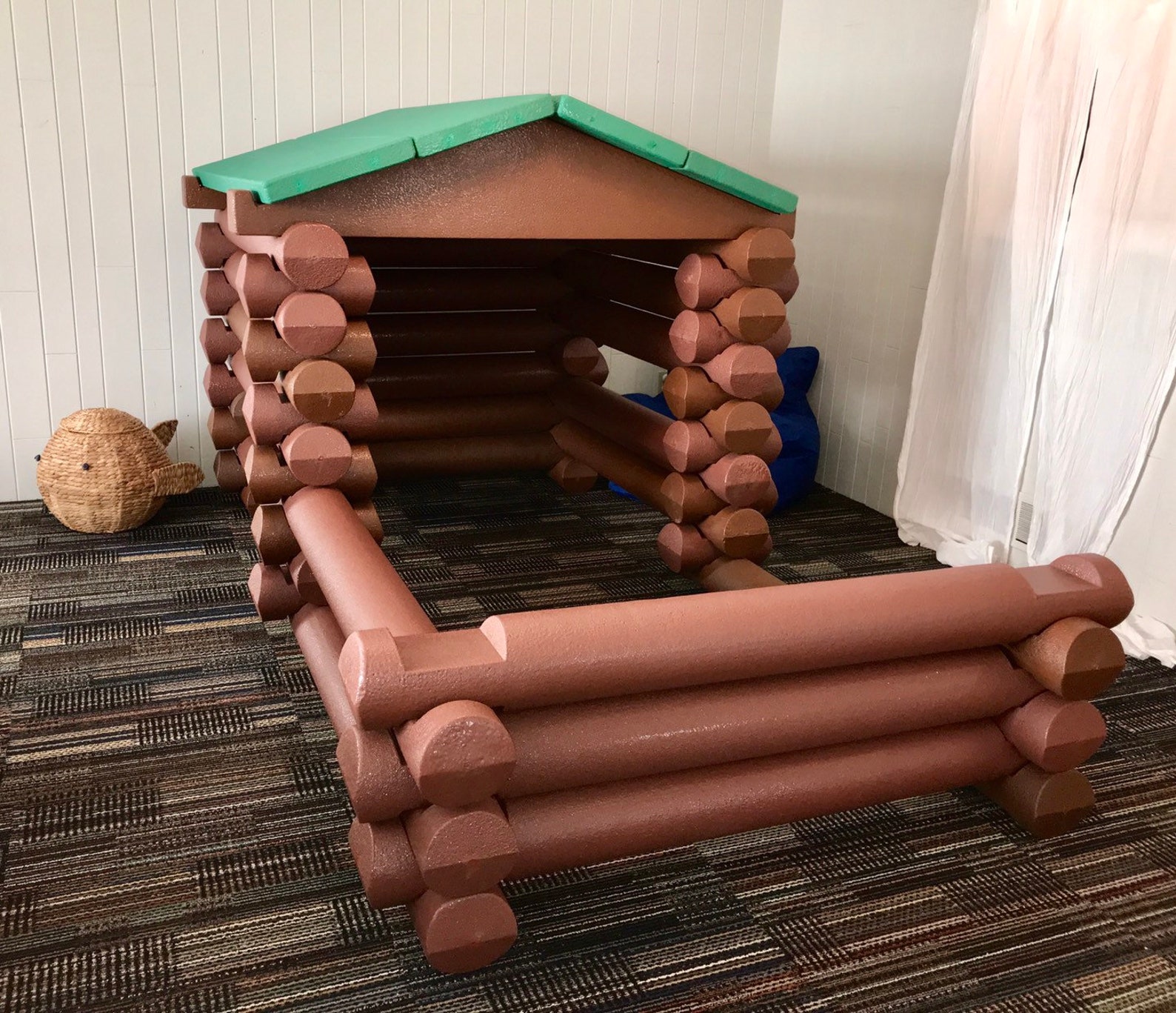 Life Size Faux Wood Logs Building Block Set Indoor Outdoor | Etsy