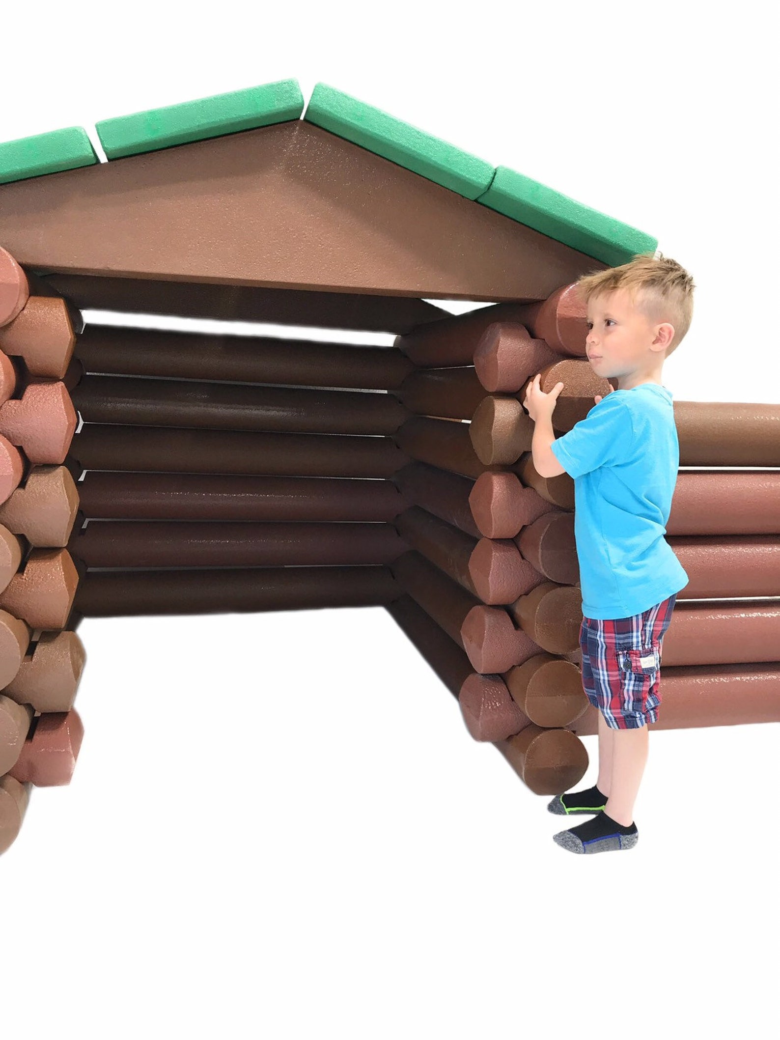 Life Size Faux Wood Logs Building Block Set Indoor Outdoor | Etsy