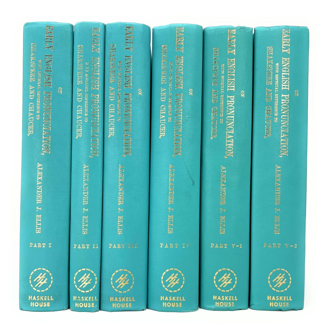 Antique Book Set - 5 Volume Set Includes 6 Books - Vintage Hardcover ...