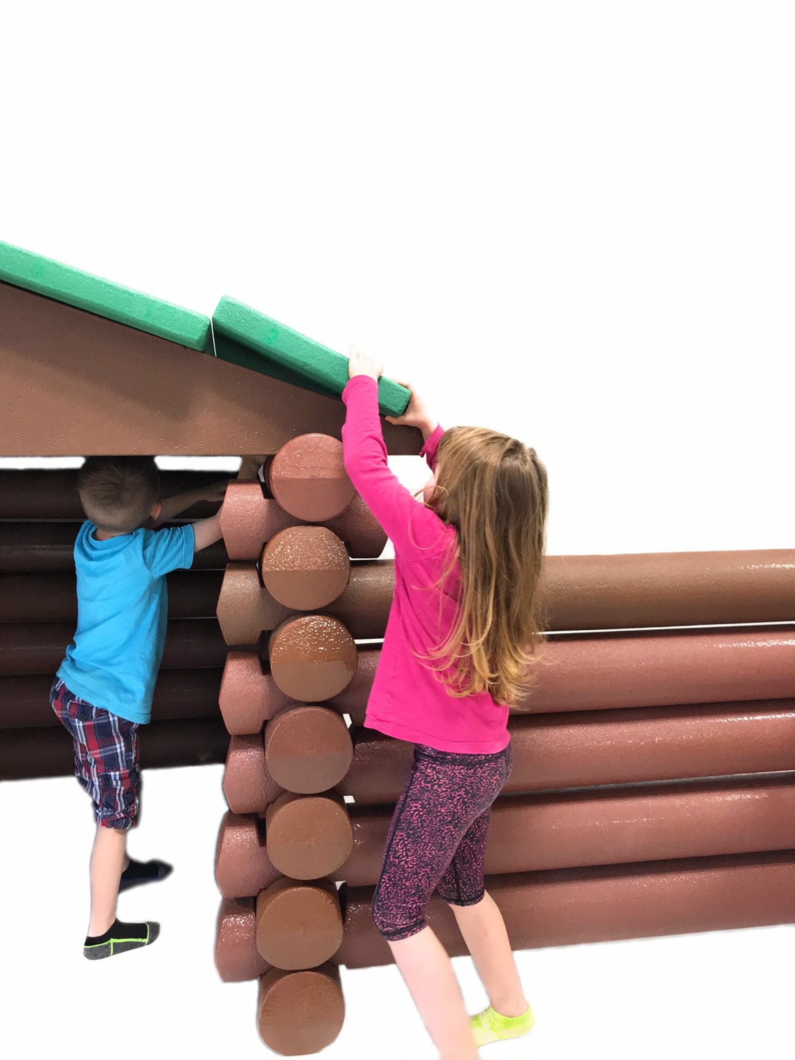 Life Size Faux Wood Logs Building Block Set Indoor Outdoor | Etsy