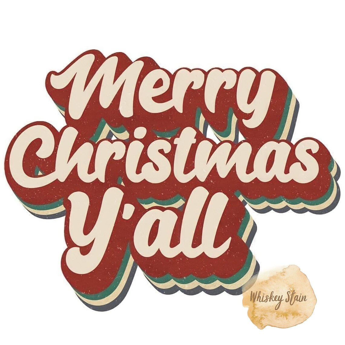 Merry Christmas Yall/ Happy Holidays/ READY TO PRESS - Etsy