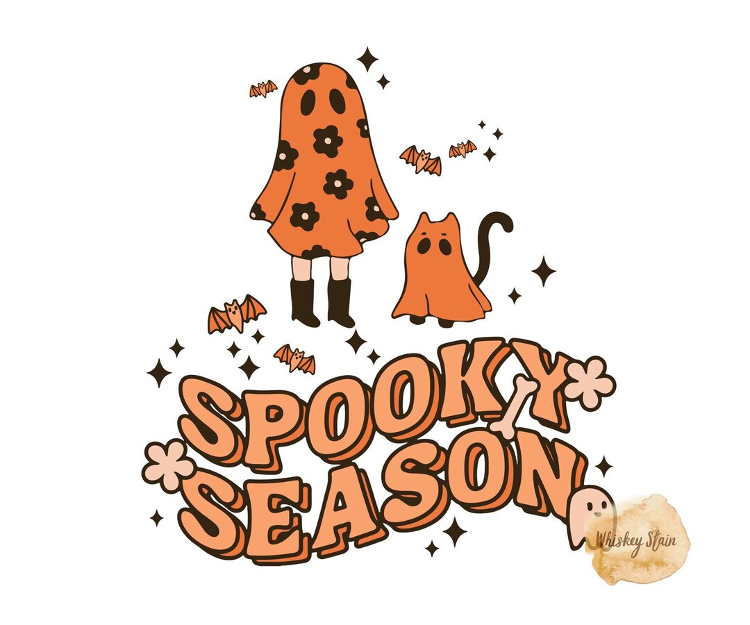 Retro Halloween/ Groovy/ Devils Night/ Ghost/ Boo/ Spooky Season/ READY ...