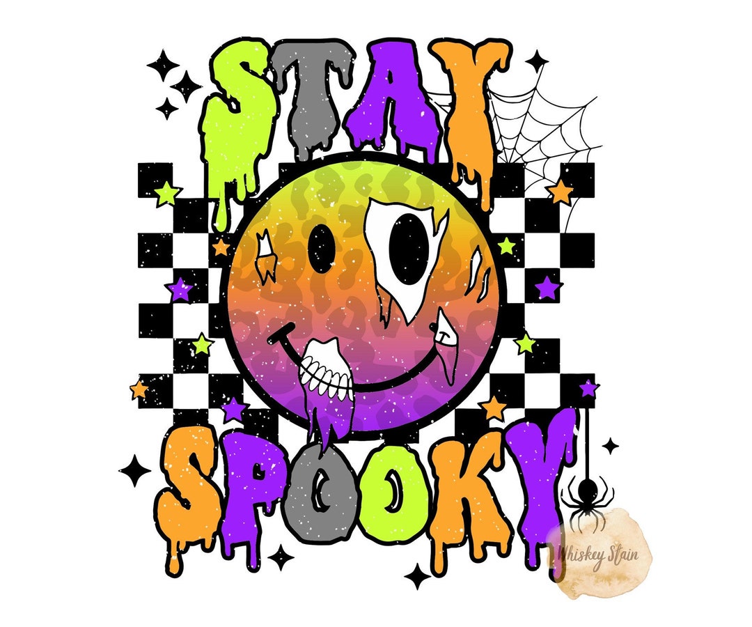 Groovy Halloween/ Retro/ Weird/ Creep It Real/ Stay Spooky - Etsy