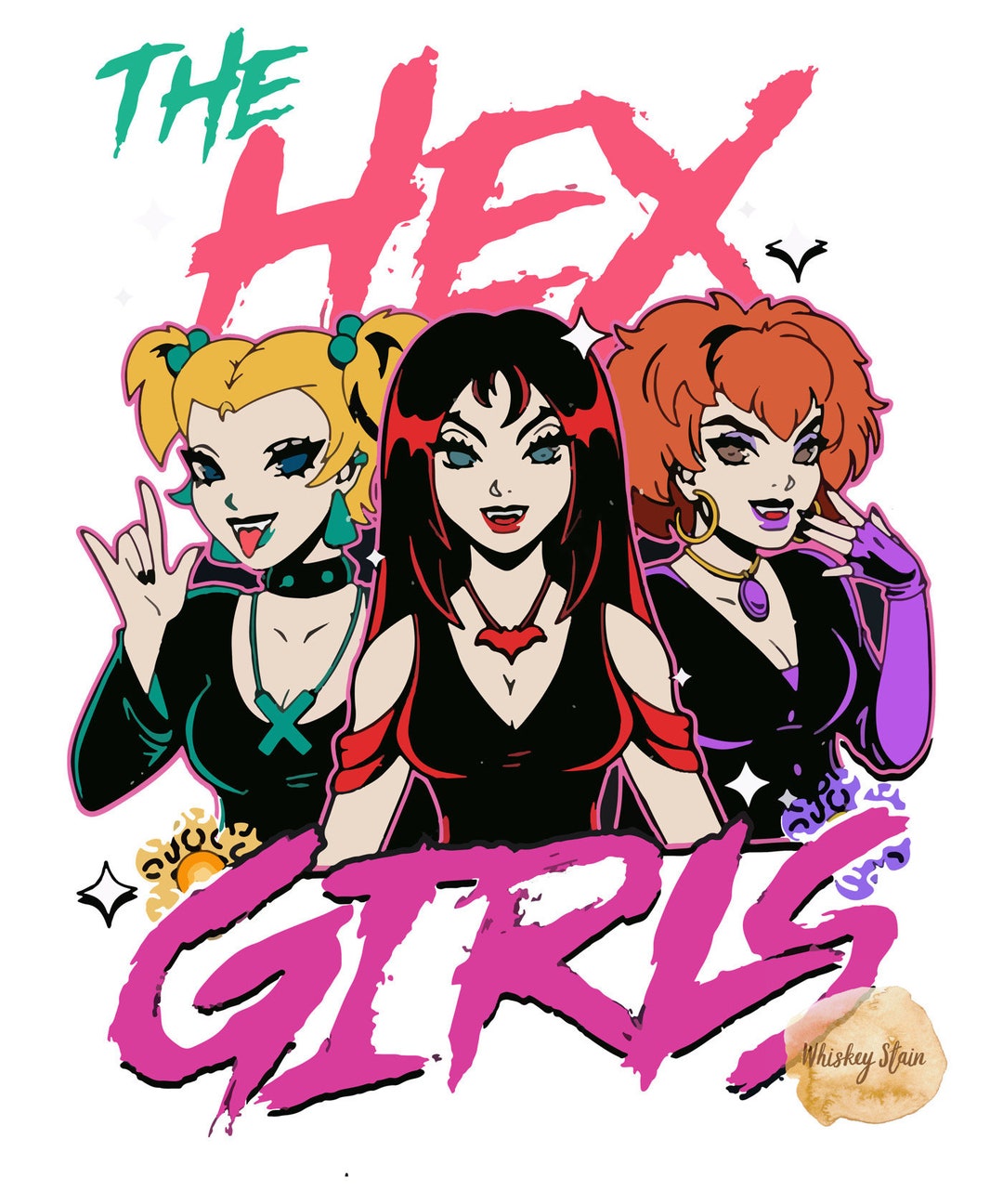 Hex Girls/ Spooky Girl Band/ READY TO PRESS Sublimation - Etsy