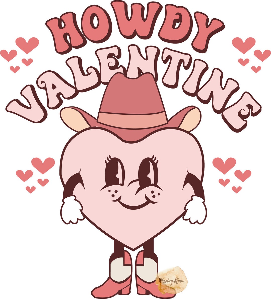 Howdy Valentine/ Cowgirl/ Valentines Day/ Vday/ready to Press ...