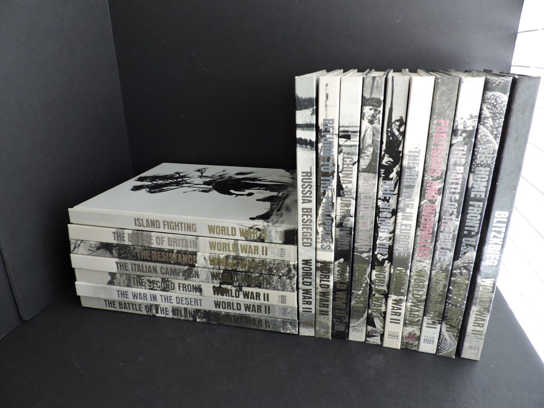 Time Life World War II Books Set of 17 Volumes Vintage History Series ...