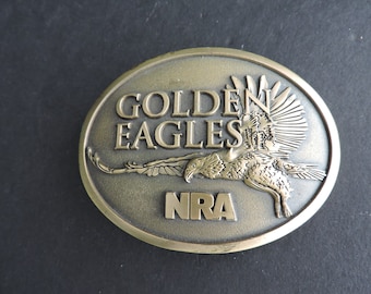 Brass Nra Golden Eagles National Rifle Association Gun Rights Second ...