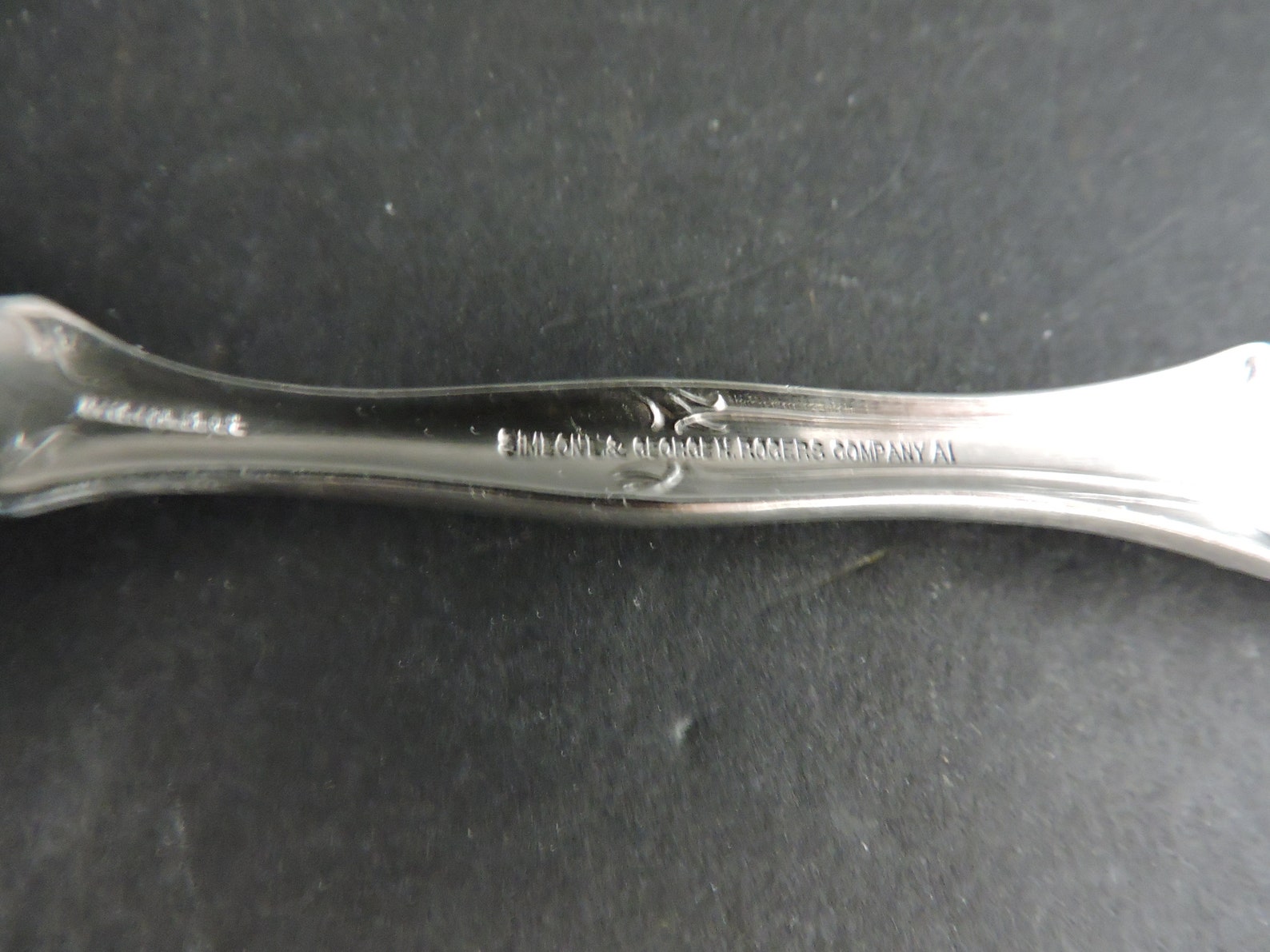 Antique Meat Fork Victorian Serving Utensil Silver Tableware ...
