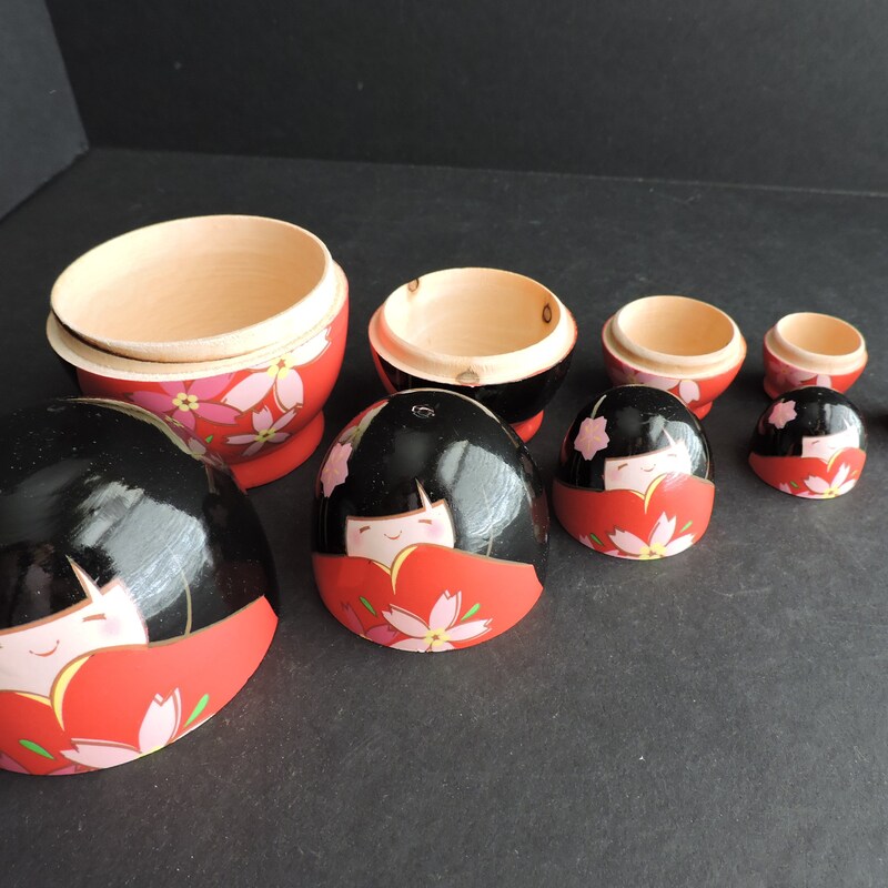 Wood Nesting Dolls - Etsy