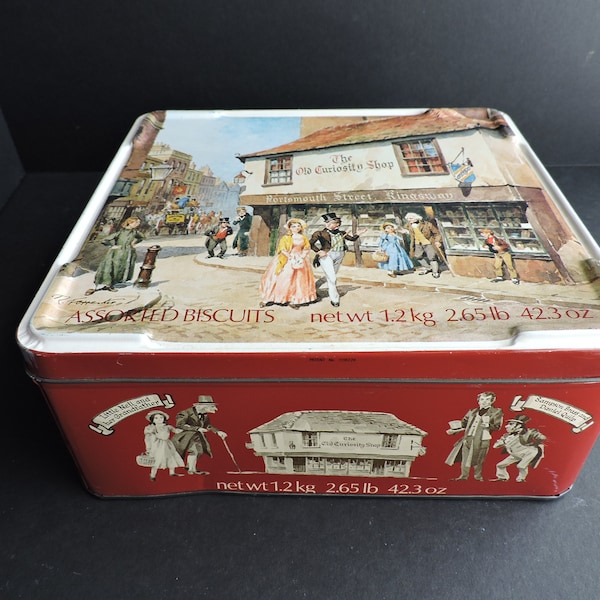 English Biscuit Tin - Etsy
