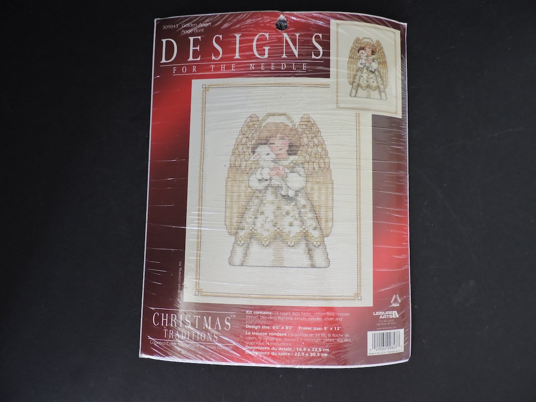 Angel Cross Stitch Kit Vintage Tapestry Needlework Craft Kit ...