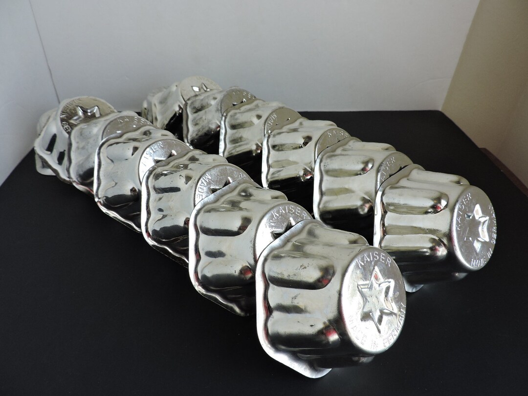 Kaiser Star Cake Molds Set of 14 Vintage Germany Metal Dessert Pans ...
