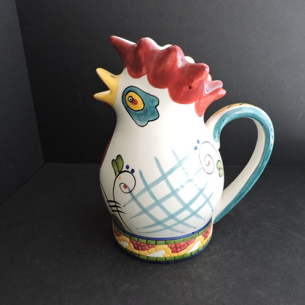 Rooster Pitcher - Etsy