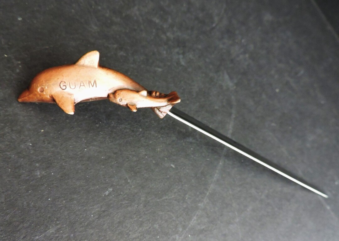 Copper Dolphin Letter Opener Desk Accessory Vintage Guam Mail Envelope ...