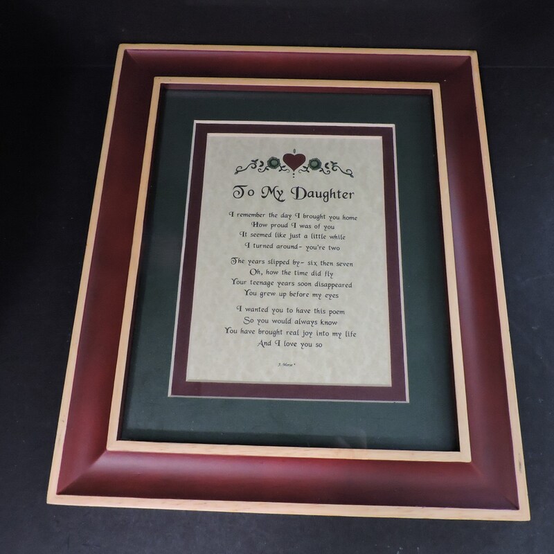 Framed Poem - Etsy