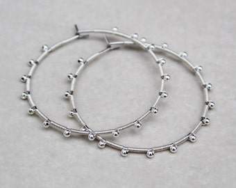 Wire wrapped hoops | Etsy