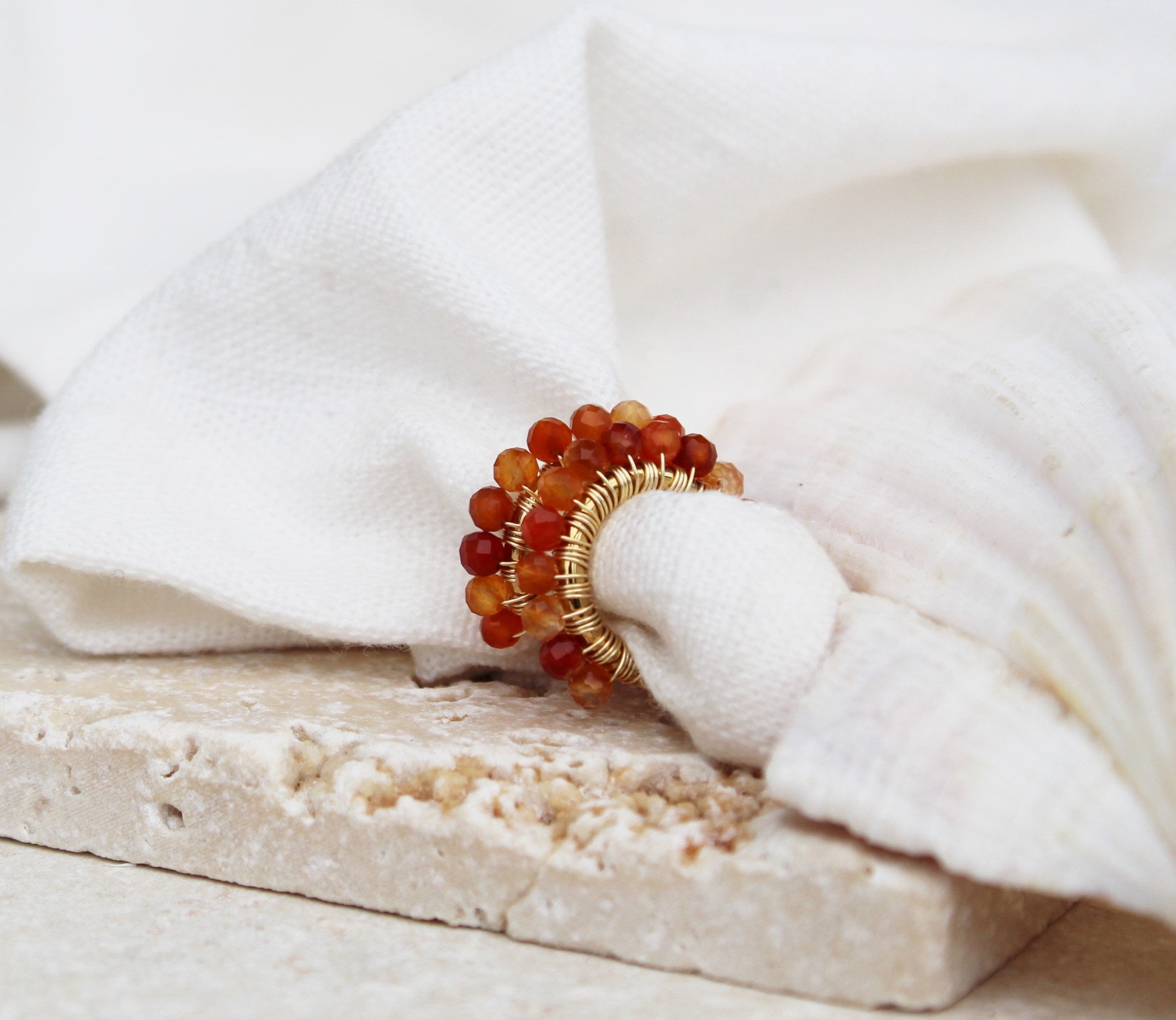 Amber Crystal Hoops , Small Orange Stone Hoops , Gemstone Hoops , Small ...