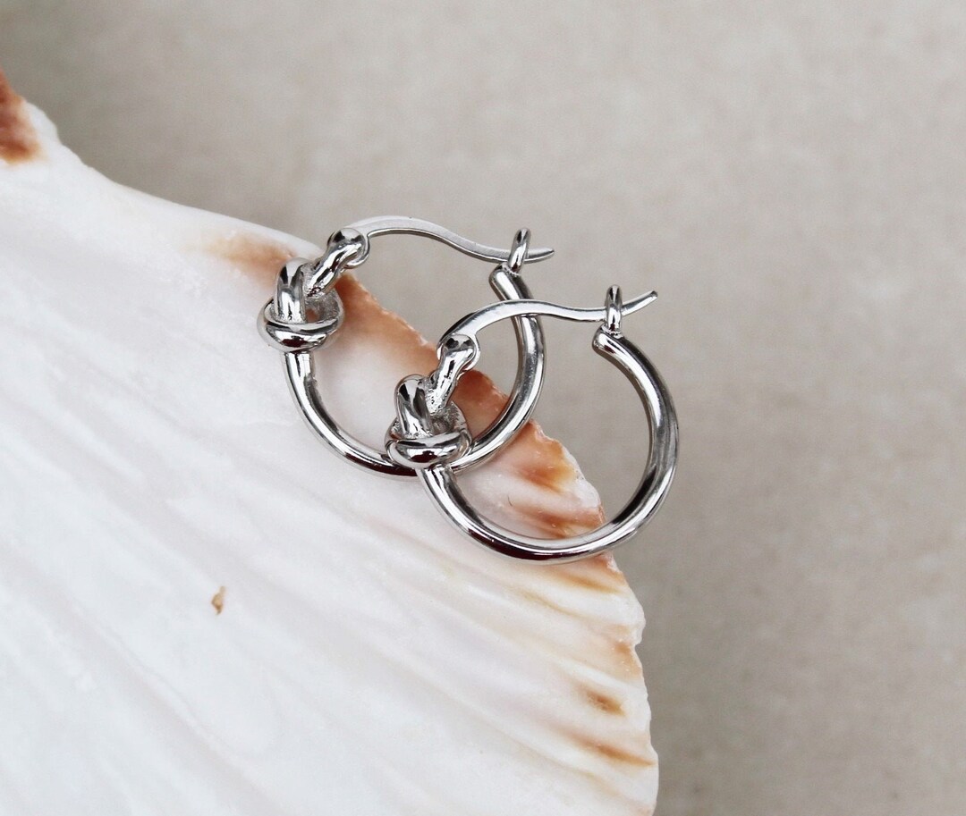 Small Silver Hoops Tiny Silver Hoops Dainty Silver Hoops - Etsy