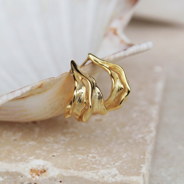 Gold Vermeil Hoops - Etsy