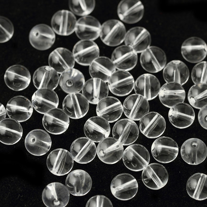 A Clear Crystal Quartz Stone Beads Natural Gemstone Beads - Etsy