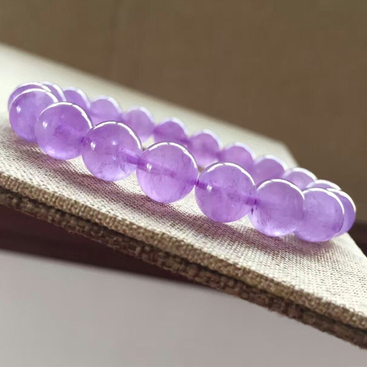 Women Bracelet Genuine Purple Jade Bracelet Natural Stone - Etsy
