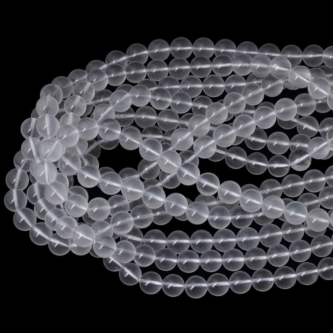 Milky Quartz Stone Beads Natural Gemstone Beads Round - Etsy