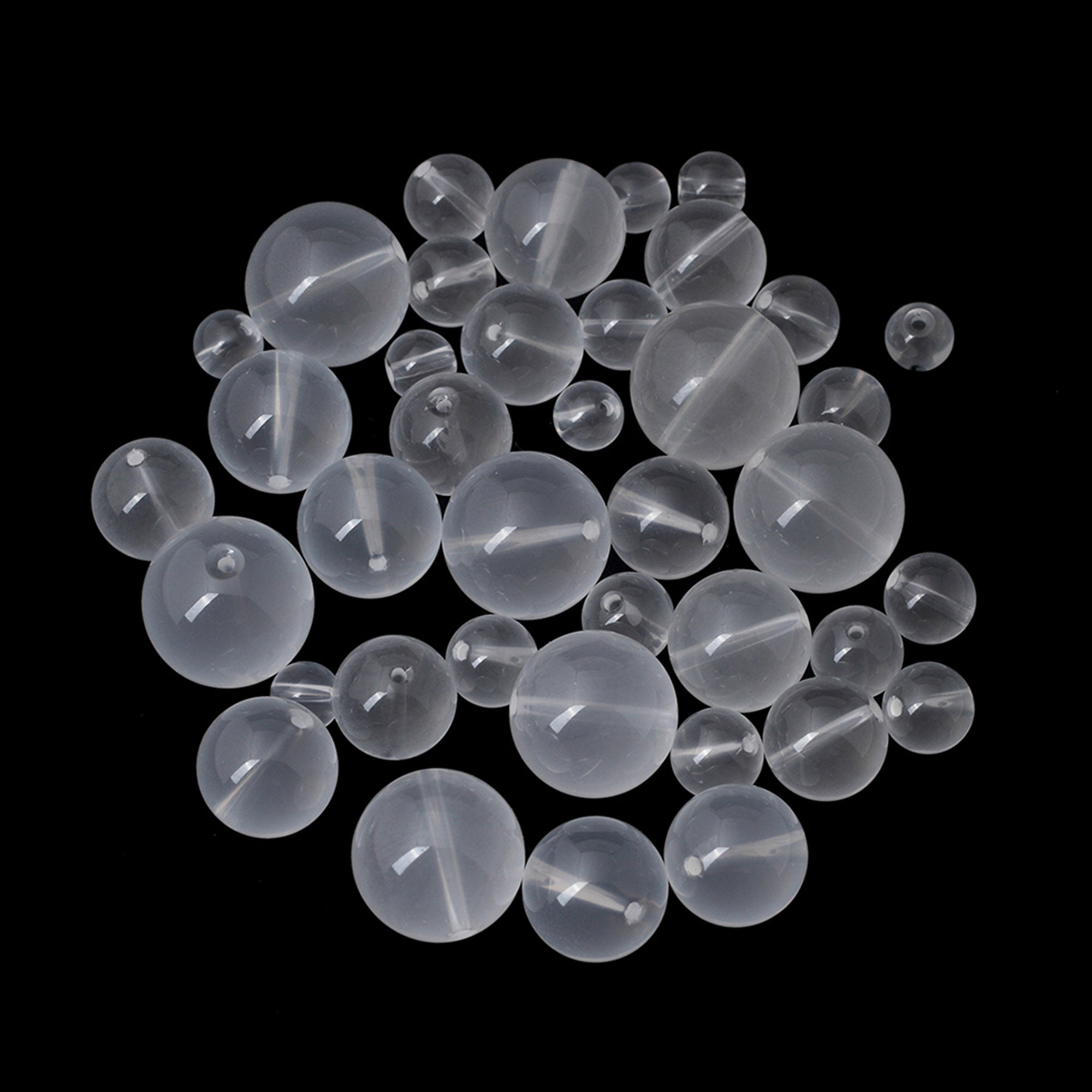Milky Quartz Stone Beads Natural Gemstone Beads Round | Etsy