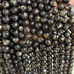 Biotite Stone Beads, Natural Gemstone Beads 10mm Top Quality 15'' - Etsy