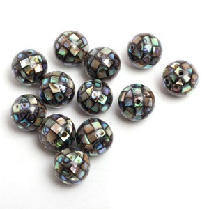 Abalone Shell Beads Natural Gemstone Beads Pink White - Etsy