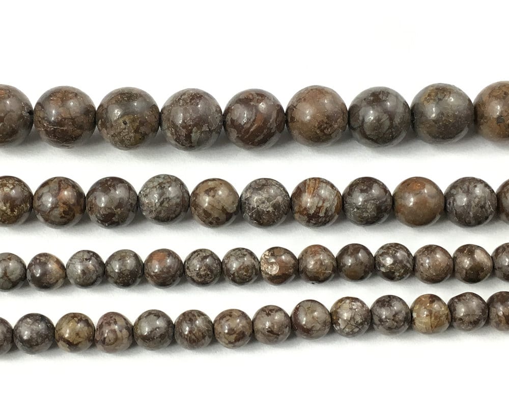 Brown Obsidian Stone Beadsnatural Gemstone Beads Round Loose - Etsy