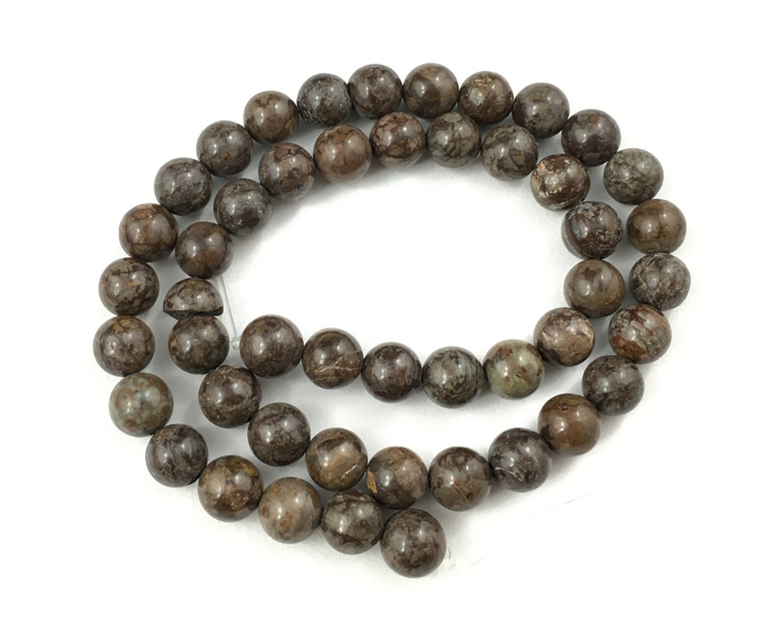 Brown Obsidian Stone Beadsnatural Gemstone Beads Round Loose - Etsy
