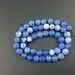Blue Fire Agate Faceted Beads Natural Gemstone Beads Round - Etsy