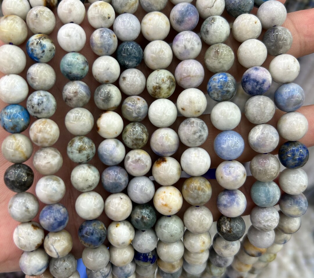 Hackmanite Stone Beads, Natural Gemstone Beads 4mm 6mm 8mm 10mm Regular ...