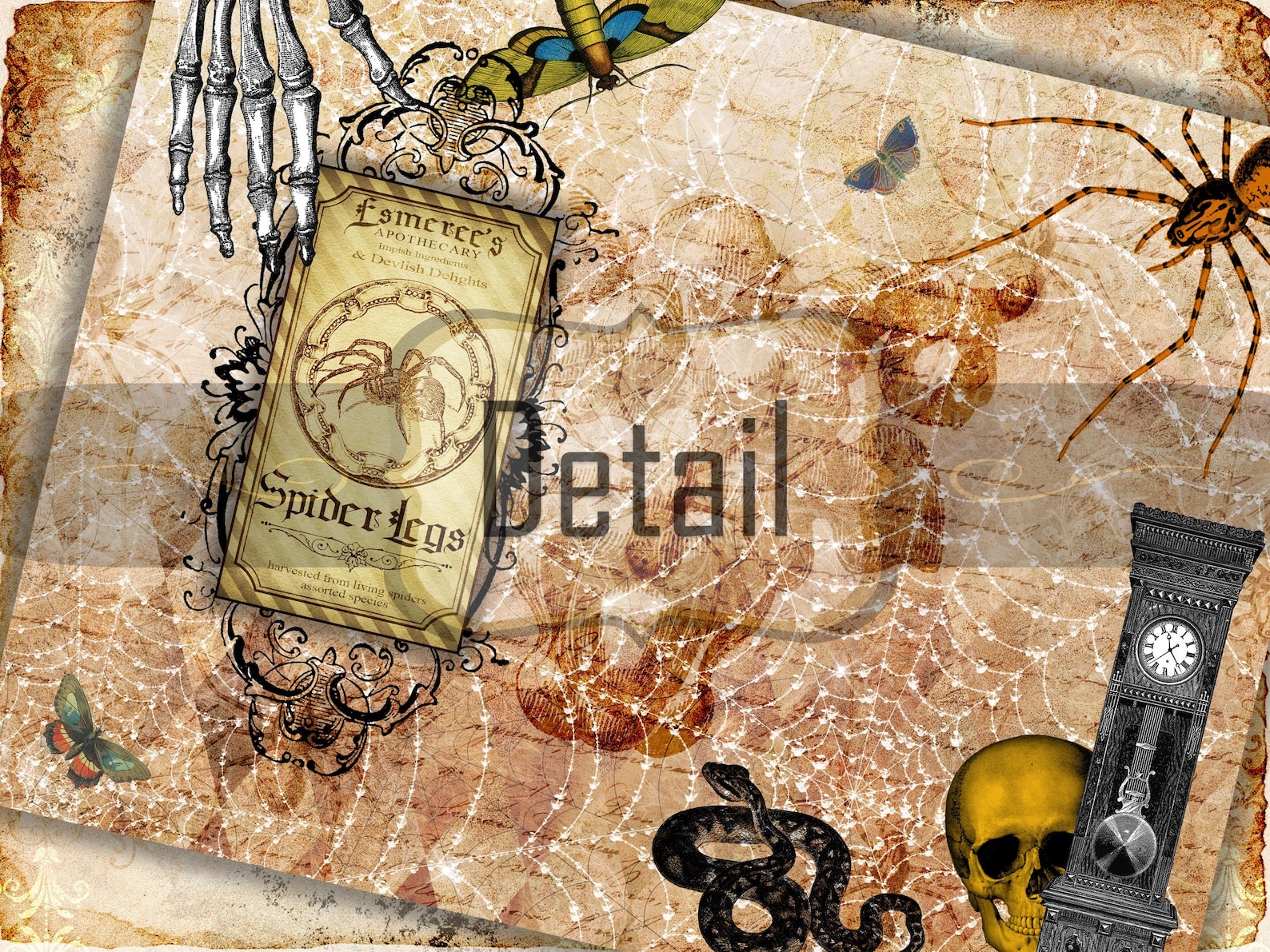 Gothic Diary Gothic Junk Journal Goth Digital Paper Set - Etsy