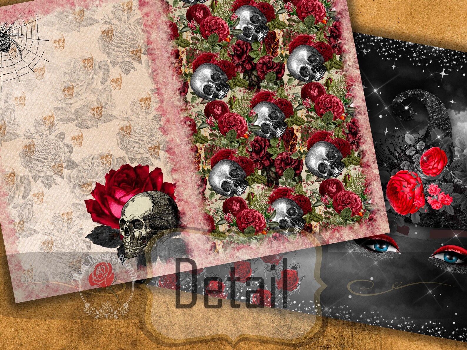 Gothic Junk Journal Gothic Romance Diary Goth Digital Paper | Etsy