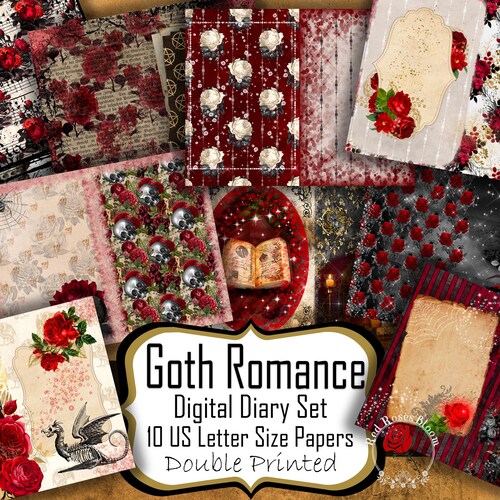 Haunted House Printable Halloween Gothic Pages for Junk | Etsy