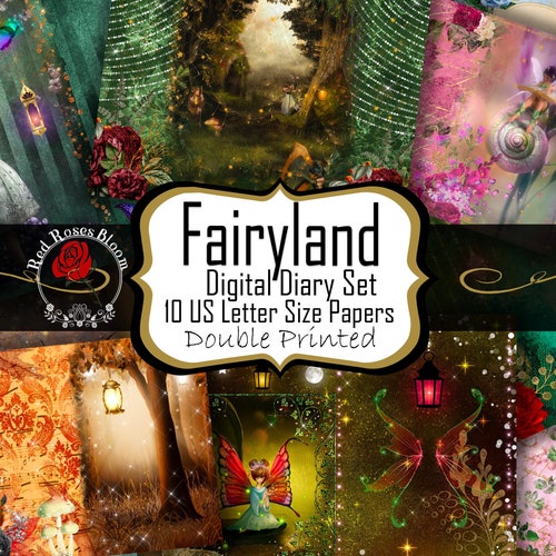 Fairy Cards Digital Download Printable Junk Journal - Etsy
