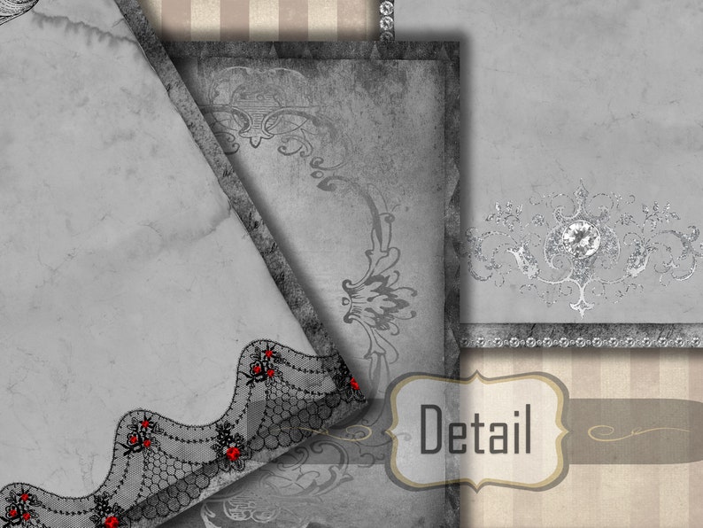 Gothic Stationery Paper Gothic Writing Paper Printable - Etsy