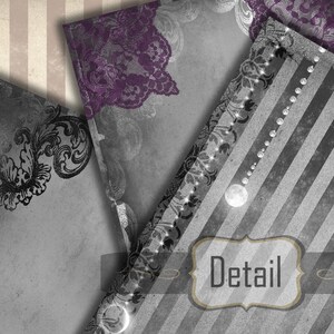 Gothic Stationery Paper, Gothic Writing Paper, Printable Stationery ...