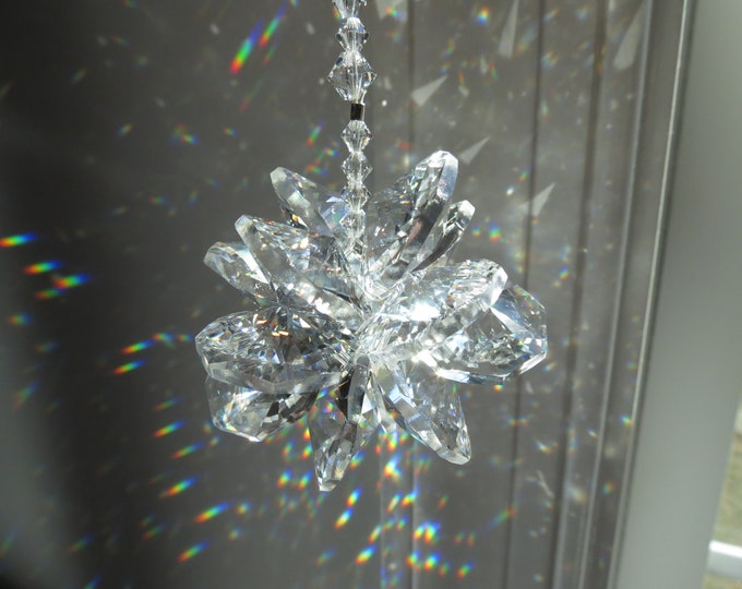 Clear Medium Swarovski Starburst Suncatcher, Crystal Starburst, 20mm ...