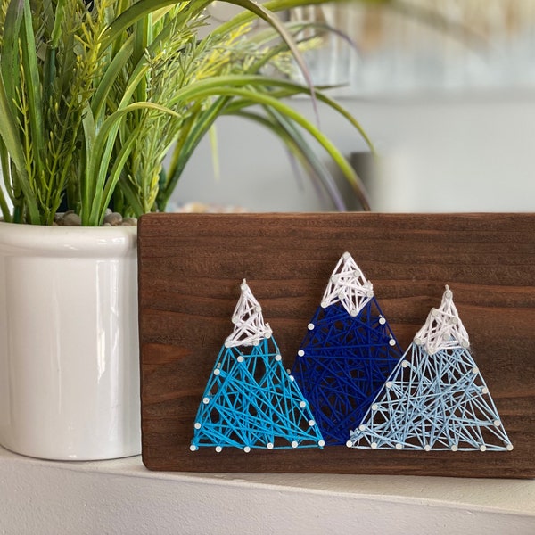 Mountain String Art - Etsy