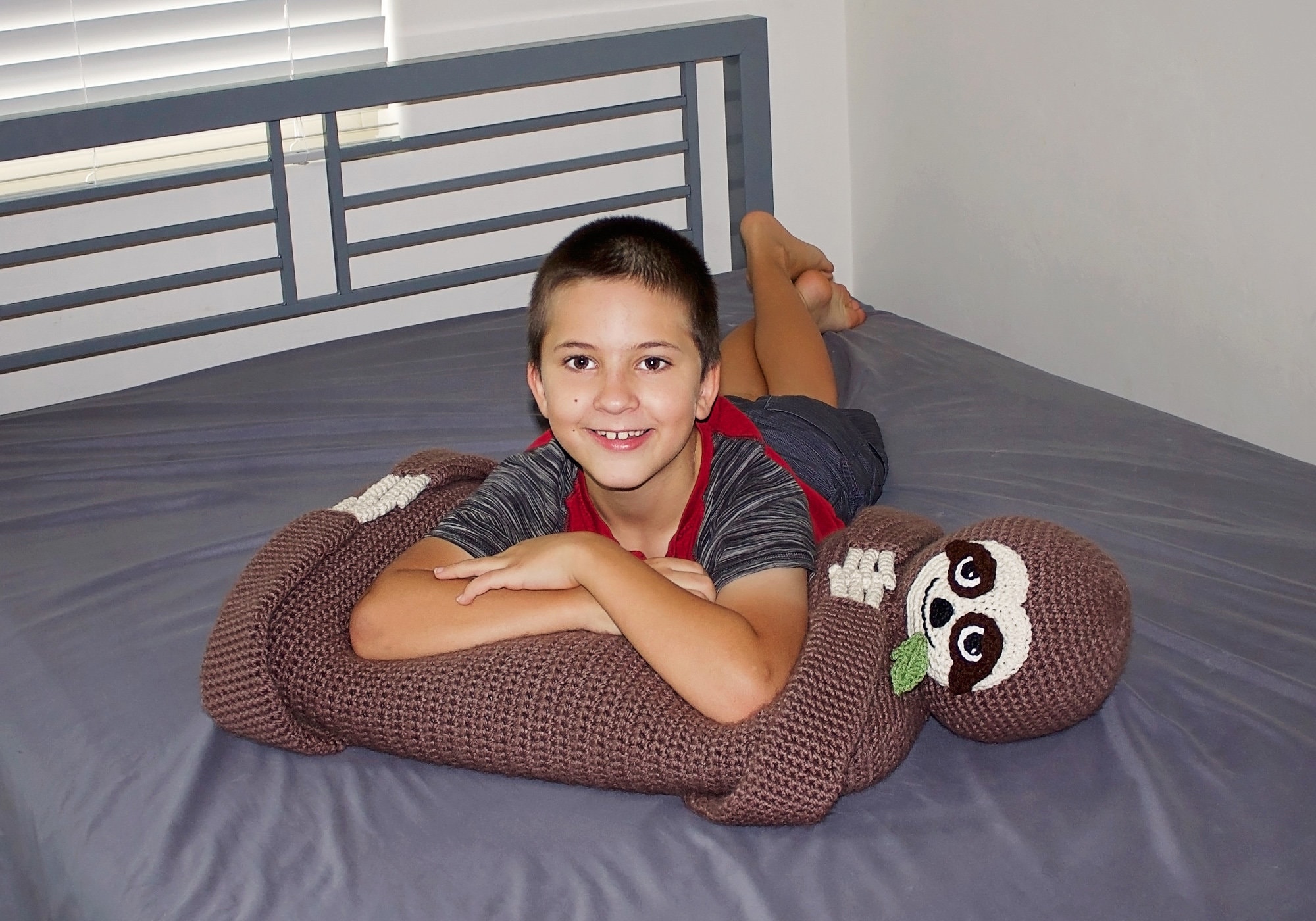 Crochet Sloth Body Pillow/giant Stuffed Toy Pattern. Easy & | Etsy