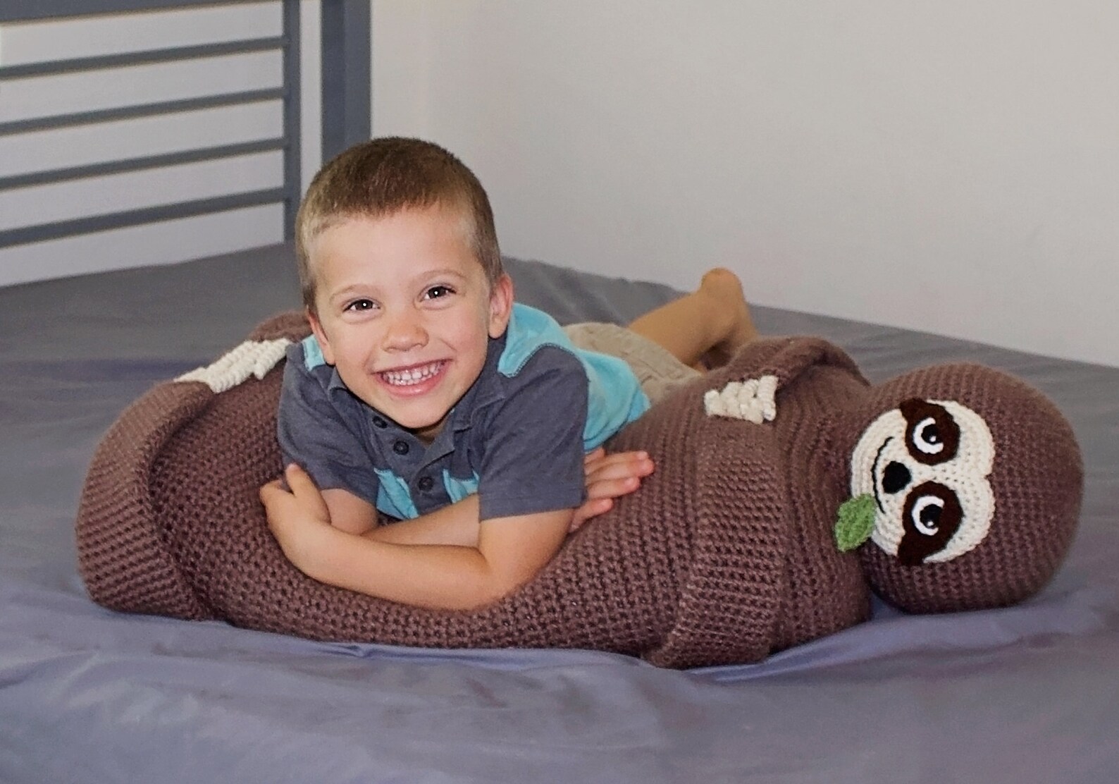 Crochet Sloth Body Pillow/giant Stuffed Toy Pattern. Easy & - Etsy