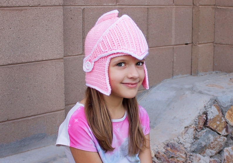 Easy, Cool and Awesome Crochet Knight Helmet Pattern. Downloadable ...