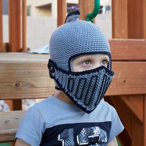 Easy, Cool and Awesome Crochet Knight Helmet Pattern. Downloadable ...
