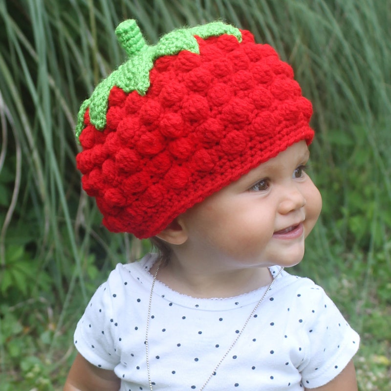 Strawberry Hat - Etsy
