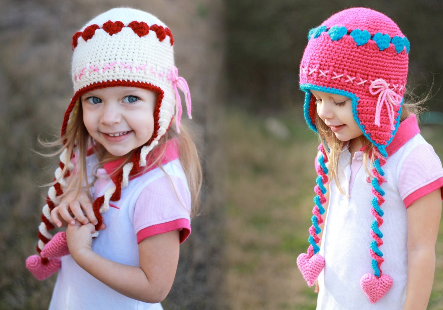 Crochet Sweetheart Hat Pattern. Easy Instructions for Cute - Etsy