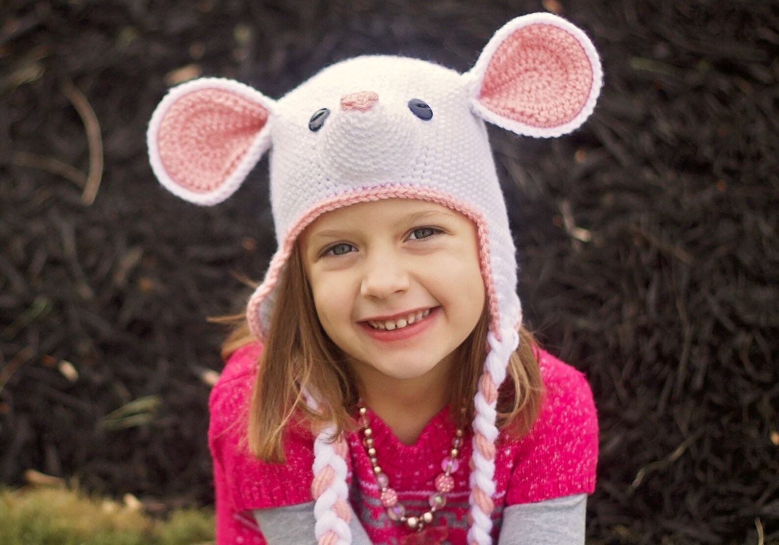 Crochet Mouse Hat Pattern. Easy Instructions for Boy & Girl | Etsy